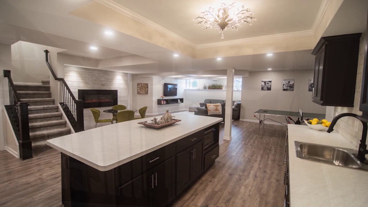 Complete Basement Remodel Timelapse - YouTube