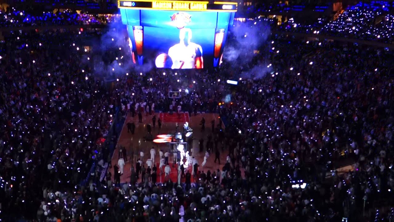 New York Knicks vs Chicago Bulls Opening Game Show 29.10.2014 Madison ...