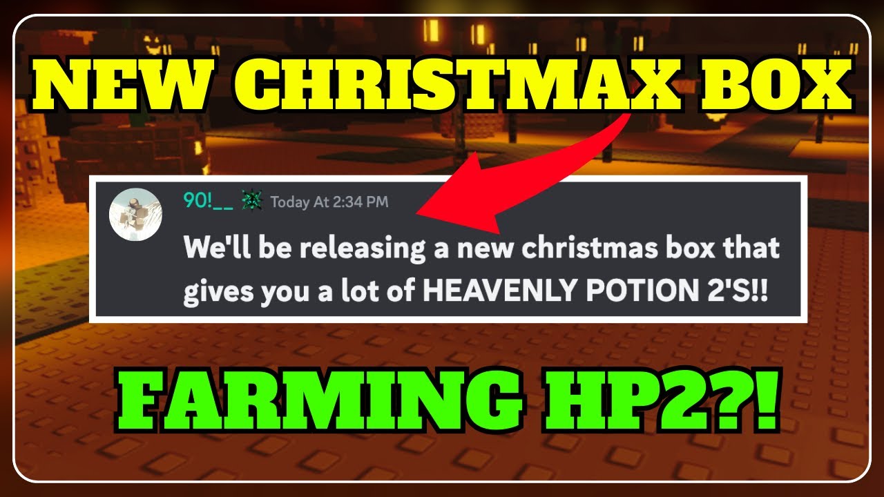 SOL'S RNG IS ADDING A NEW CHRISTMAS BOX THAT LETS YOU FARM HEAVENLY ...