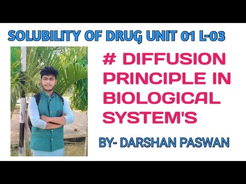 Diffusion principle in biological systems. - YouTube