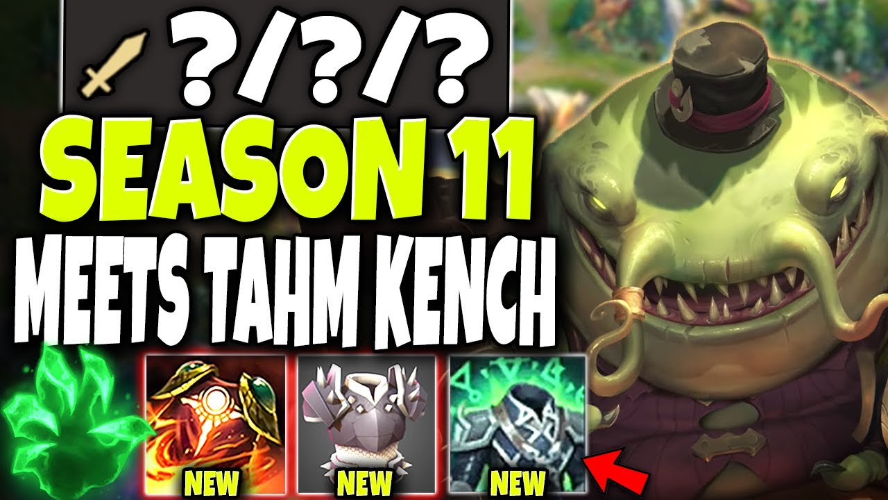 Season 11 Meets our Top Lane TAHM KENCH MONSTER 🔥 LoL Top Tahm Kench ...