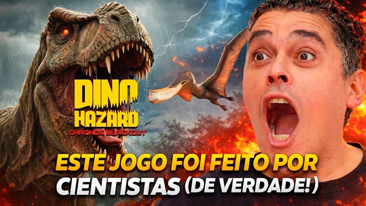 Este Jogo Foi Feito Por Cientistas (DE VERDADE!) - Dino Hazard Chronos ...