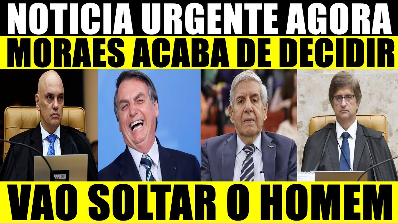 MORAES DECIDE - VÃO SOLTAR O HOMEM - YouTube