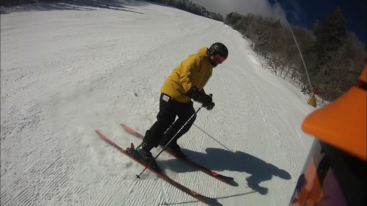 040223 The Big Man Skiing A Chunky Franks Fall Line Youtube