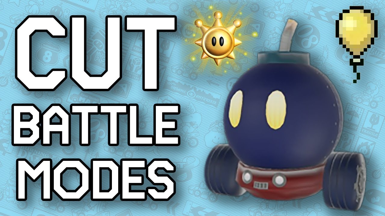 The CUT Battle Modes of Mario Kart 8 Deluxe - YouTube