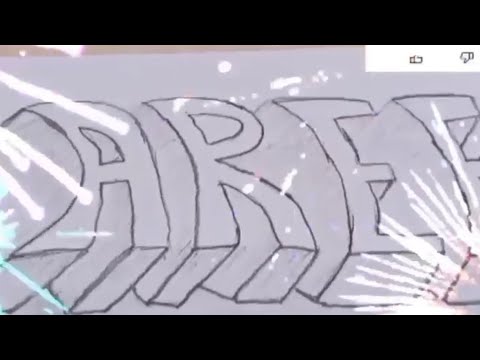 Write like a Pro with Areej's Easy 3D Calligraphy Course! - YouTube