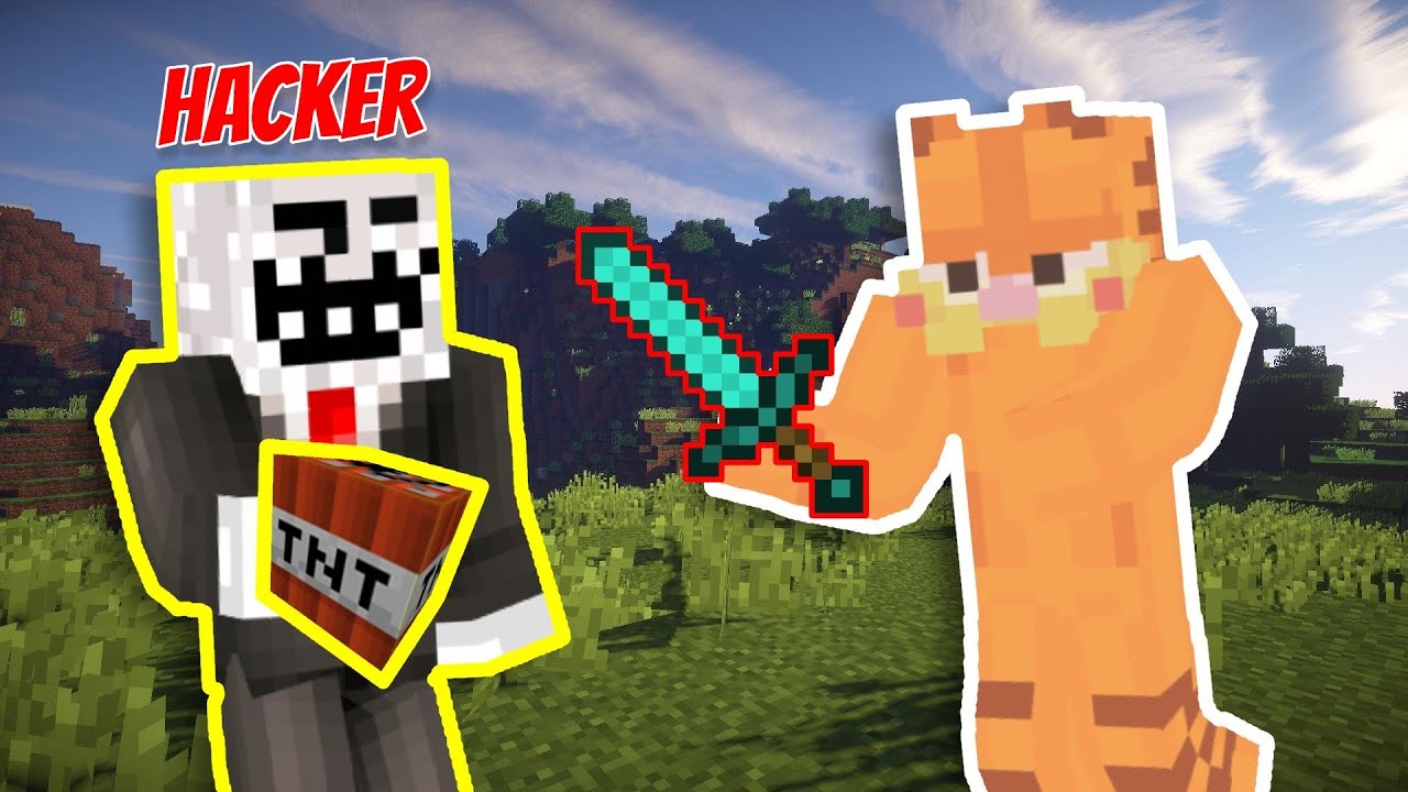 i caught this guy hacking on my minecraft server - YouTube