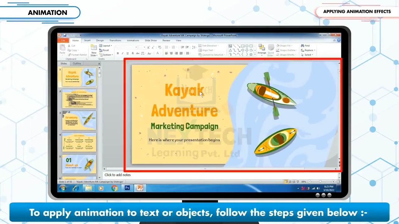 Class 6th Ch 5 presentation Visual Effects (PowerPoint presentation ...
