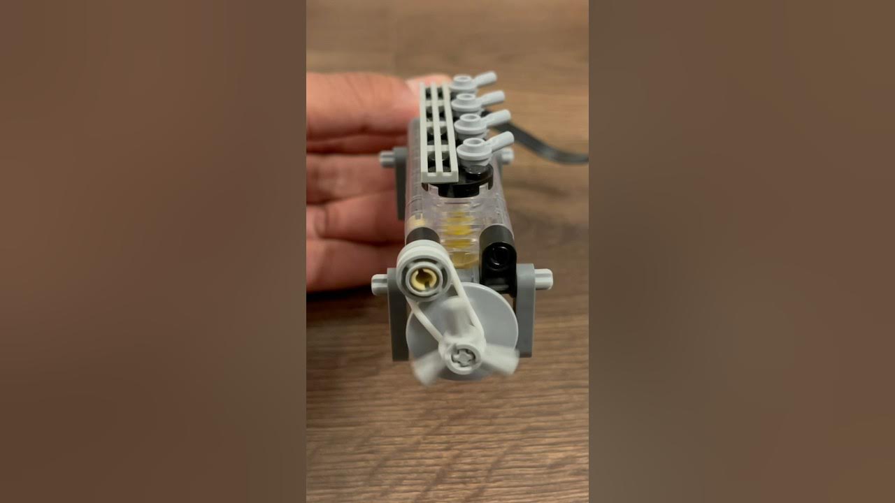 Flat Plane 4 Cylinders Inline Engine (Correct Pistons Firing Order ...