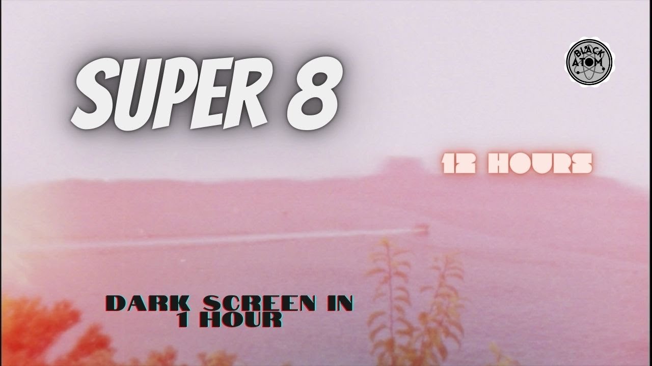 🎥 The Sound of a Vintage Super 8 Video Camera ⨀ 12 Hours - Dark Screen ...