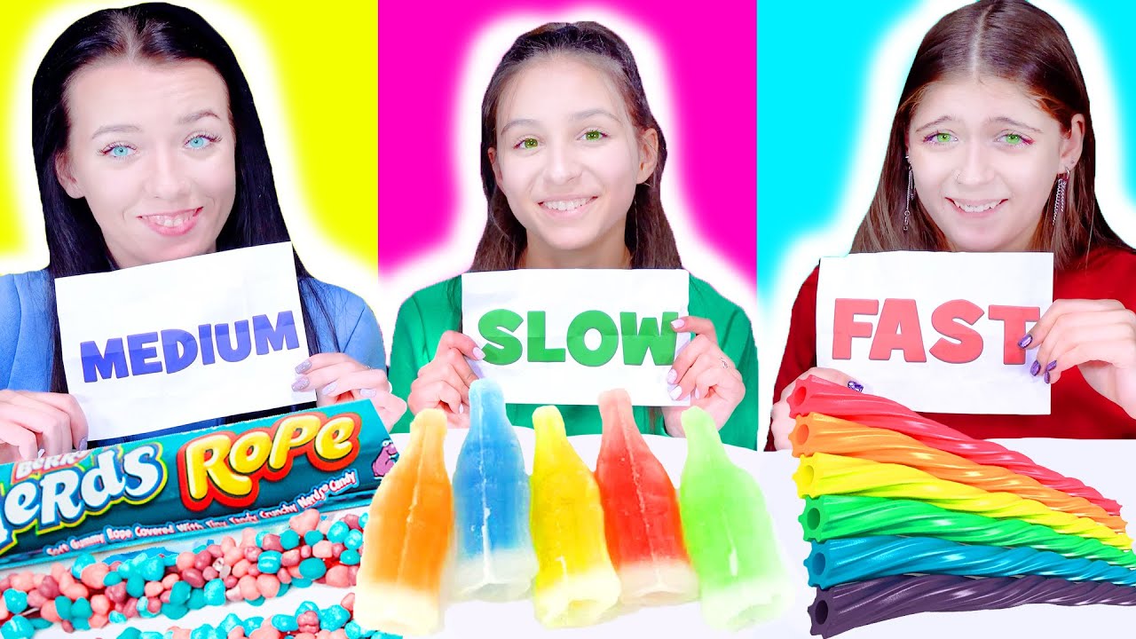 ASMR Most Popular Short Challenges | Candy Race Mukbang - YouTube
