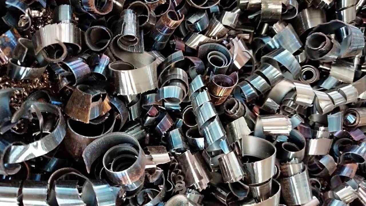 Metal Chip Compactor - YouTube