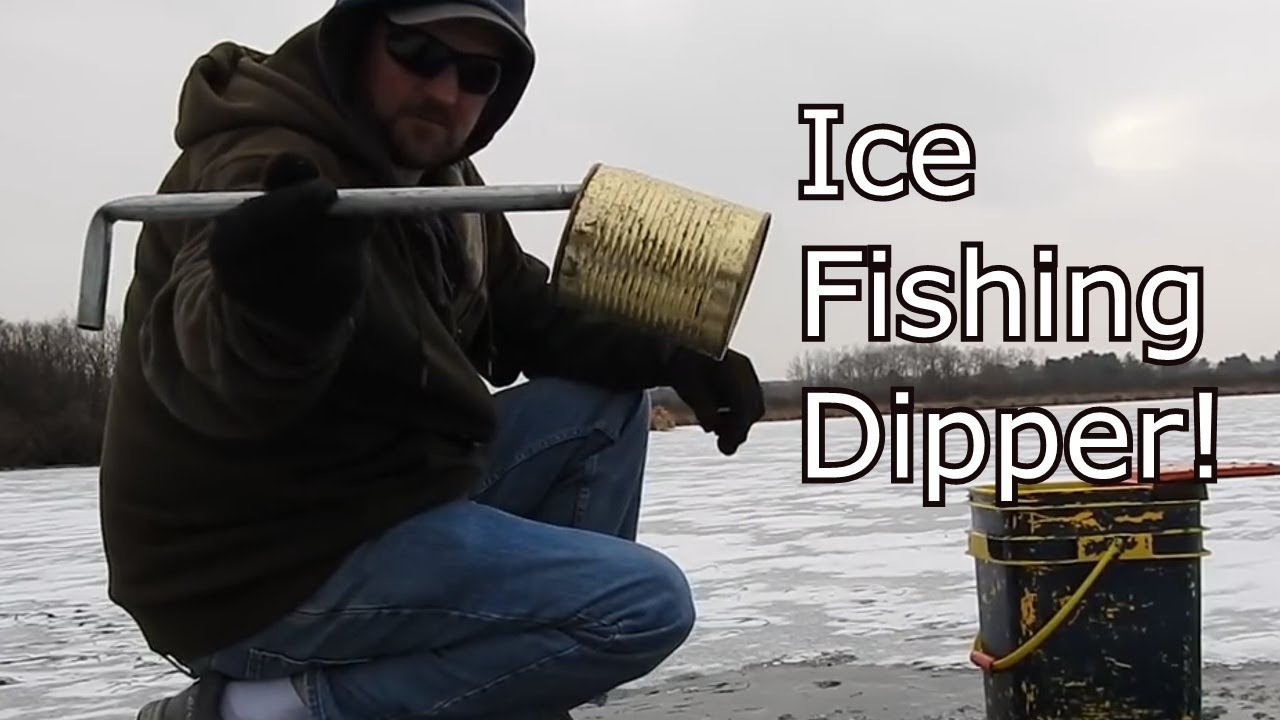 First Ice-Best Ice Fishing Dipper! - YouTube