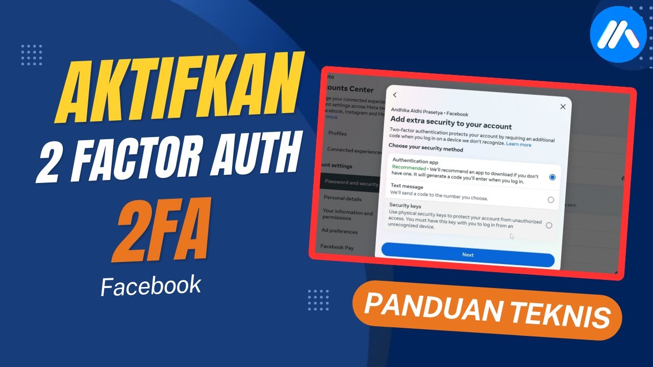 Cara Mengaktifkan Autentikasi 2 Faktor (2FA) Facebook via Google ...