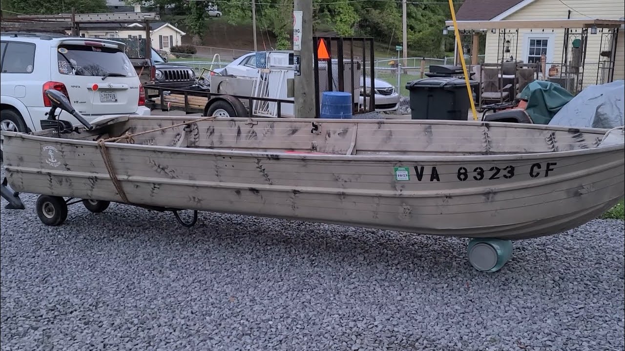 Vintage 1976 Jon Boat Restoration Episode 1-Intro - 5/13/2021 - YouTube