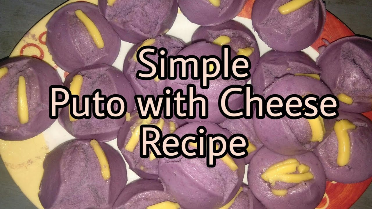 Simple Puto Recipe (with cheese toppings) - YouTube