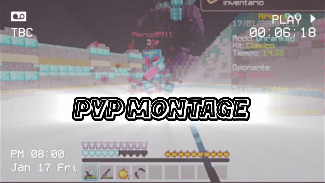 MINECRAFT PVP MONTAGE - YouTube