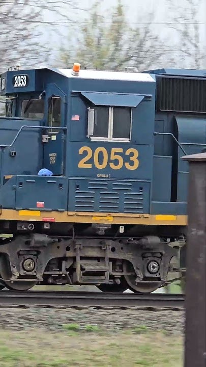 Special CSX GP38-3 Leads Mix Through Greenwich, OH!!! 👍#railfanning #trainspotting #locomotives ...