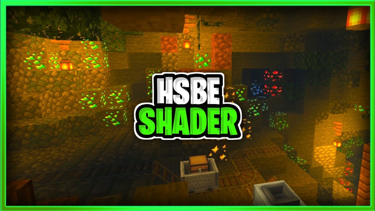SHADER MCPE REALISTIC GLOWING ORE?!? SUPPORT MCPE 1.17+ | HSBE SHADER V ...