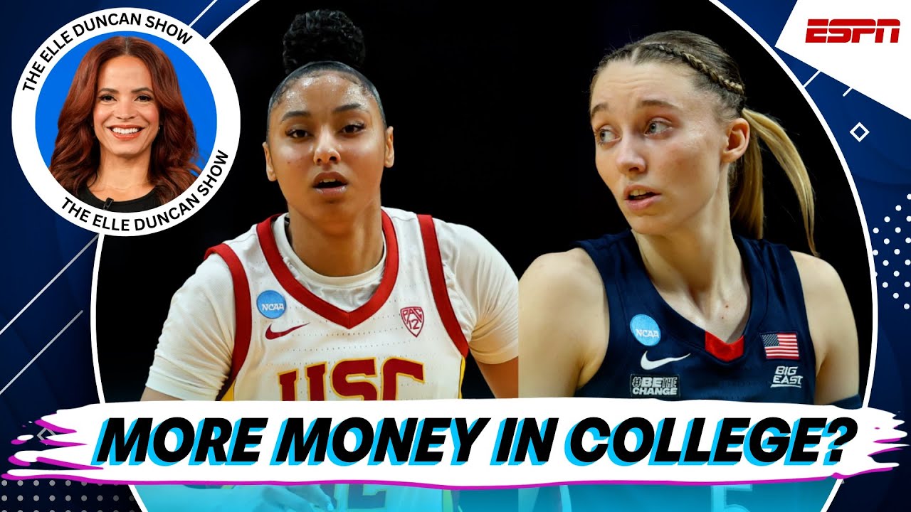 College hoops MORE lucrative than the WNBA??🚨💰| The Elle Duncan Show ...