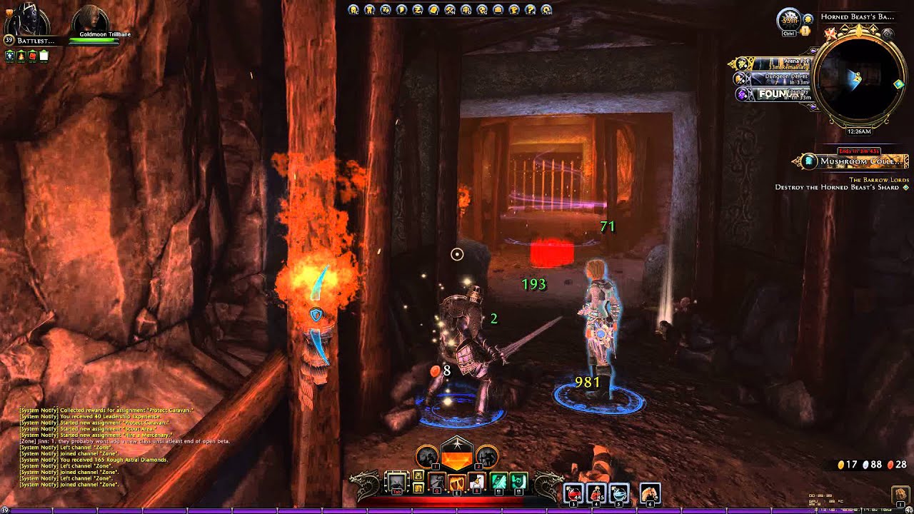 Neverwinter Quest The Barrow Lords @ Temple of Kelemvor - YouTube