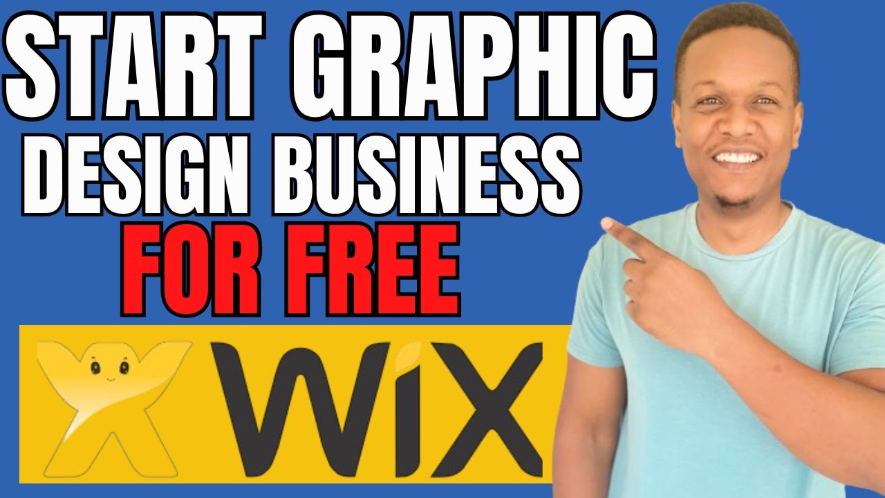 How To Start A Graphic Design Business With Free Wix Website - YouTube