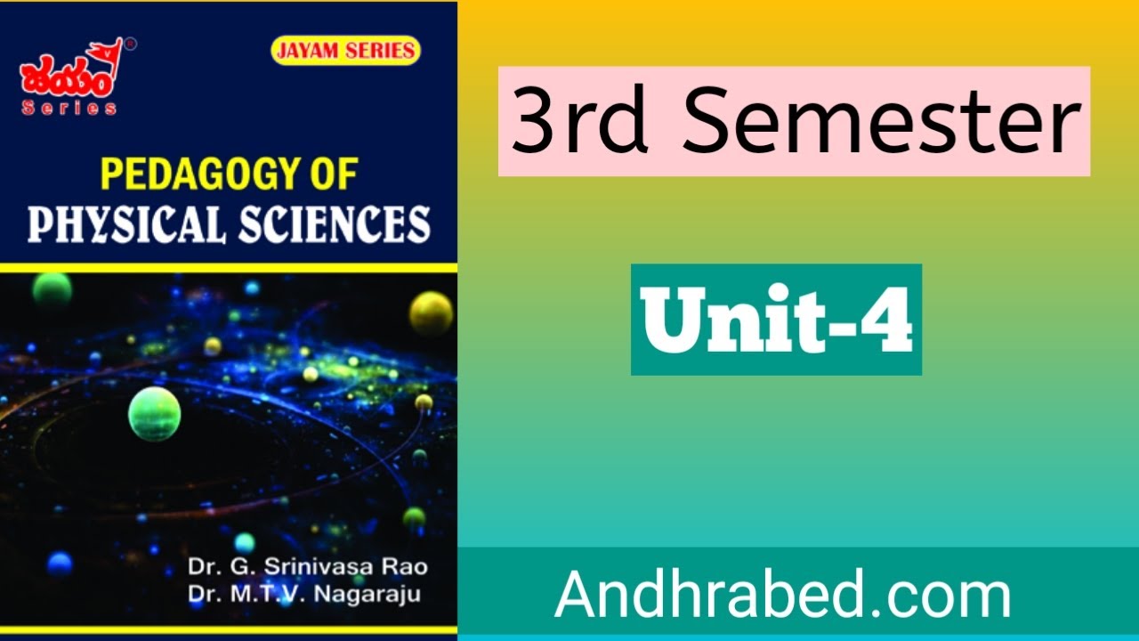 PHYSICAL SCIENCES Handwriting Notes Chapter 4 / SEMESTER 3 B.ED - YouTube