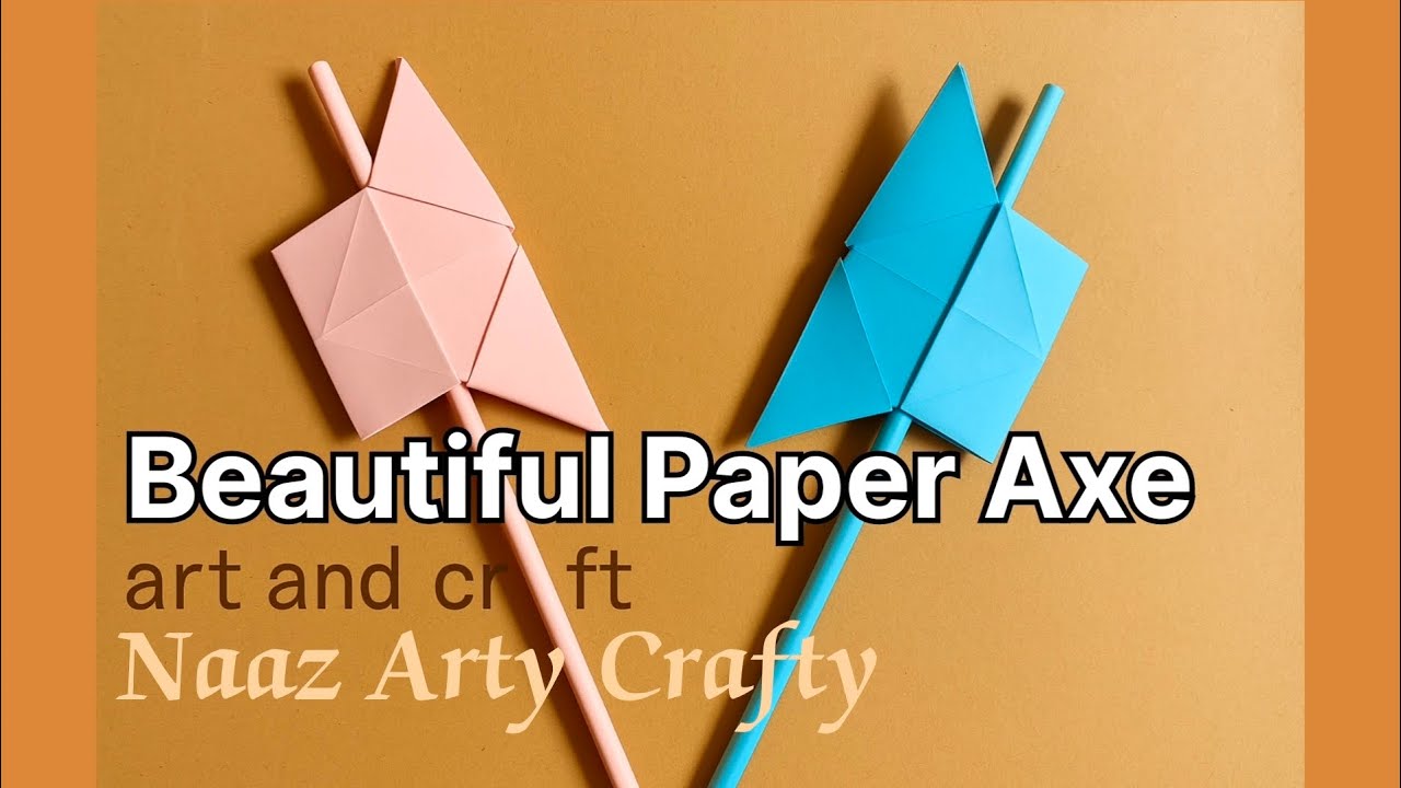 Amazing Beautiful Paper Axe | DIY Paper Craft | #craft #yt - YouTube