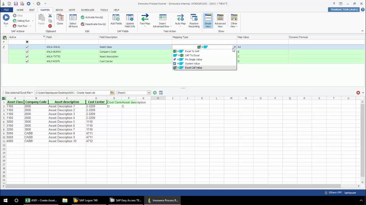 Create A Transaction Automation Script With Process Runner - YouTube