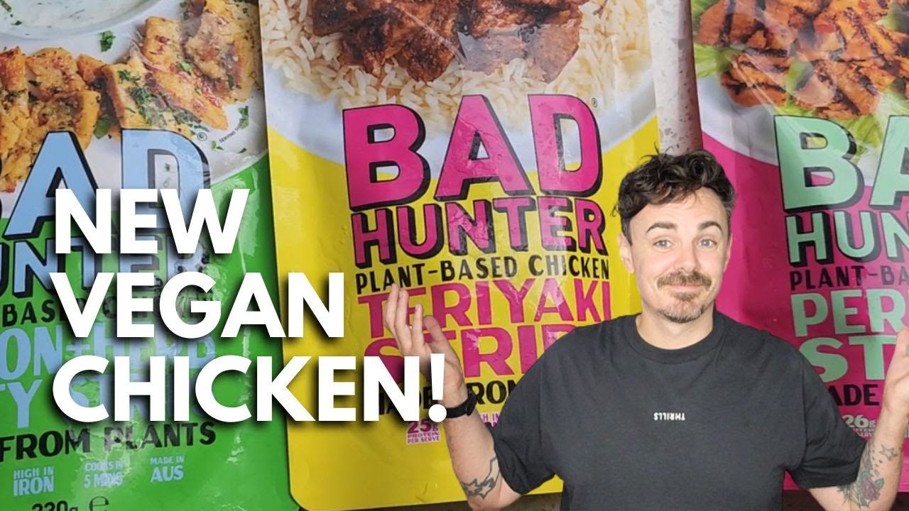 Bad Hunter Plant Based Chicken Taste Test - YouTube