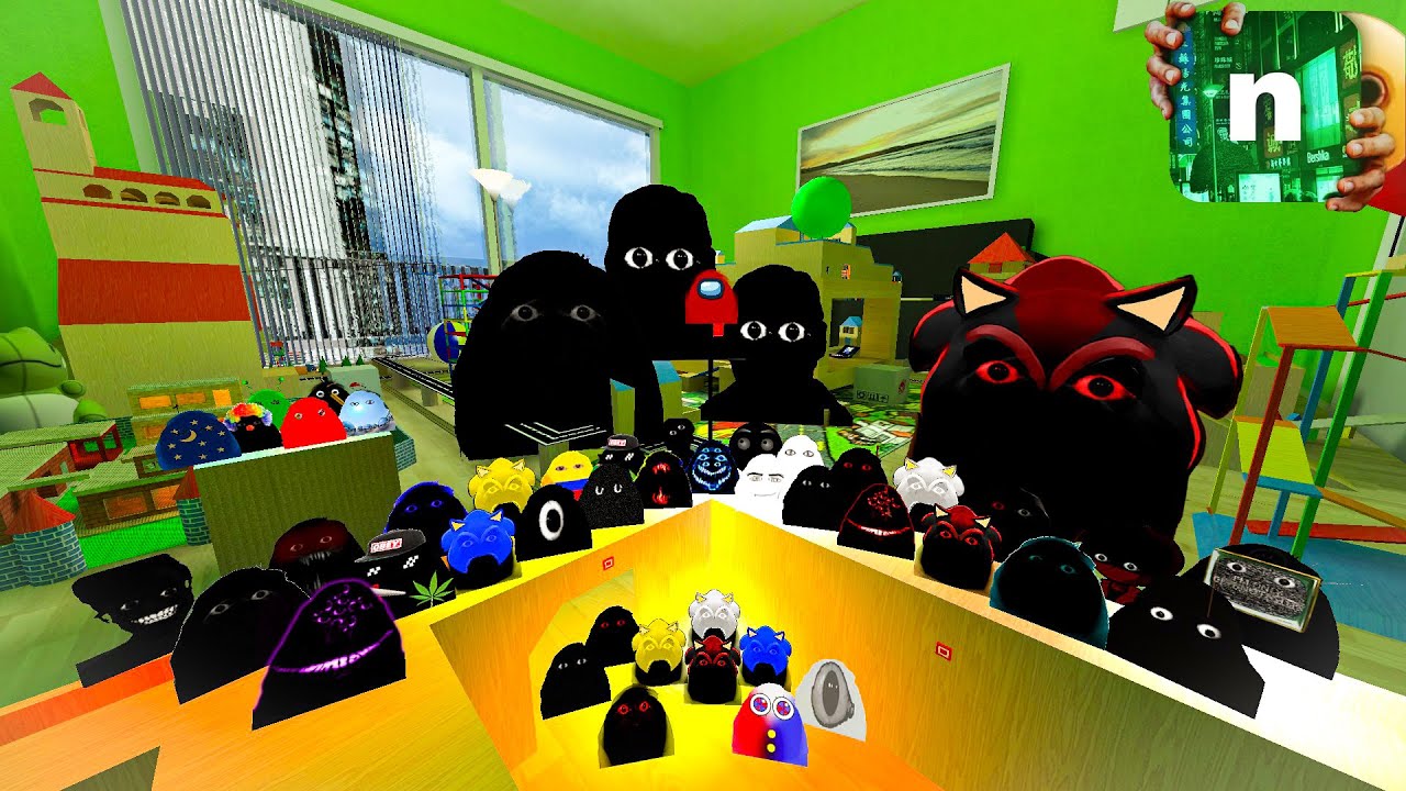 NEW SUPER Sonic MUNCI Family UPDATE! Angry MUNCI Family in LARGE ROOM ...