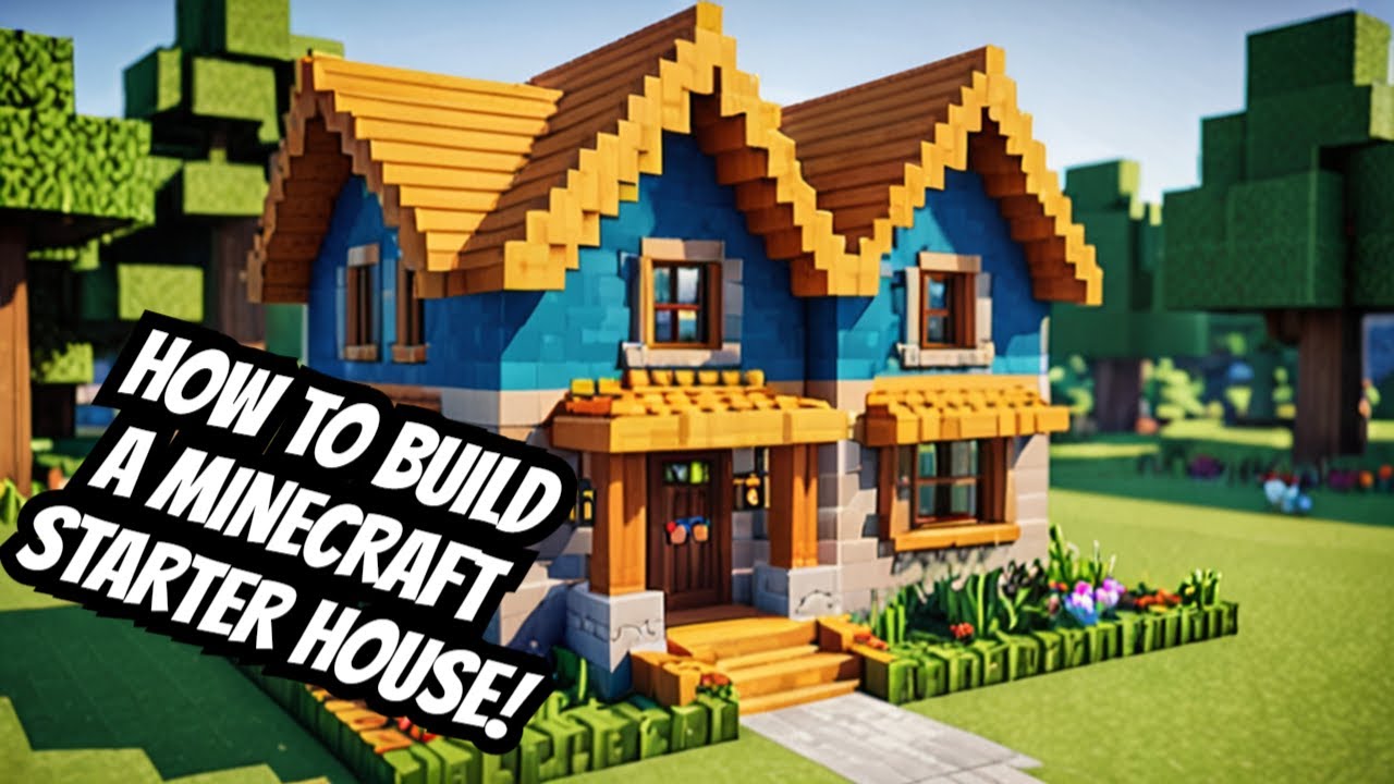 How to Build a House in MINECRAFT! - YouTube