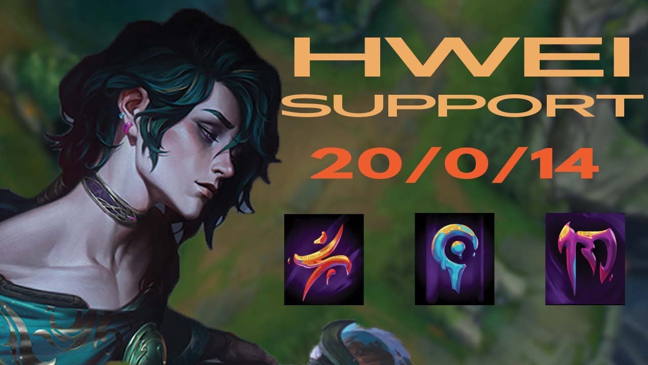 Hwei support 20/0/14 - YouTube
