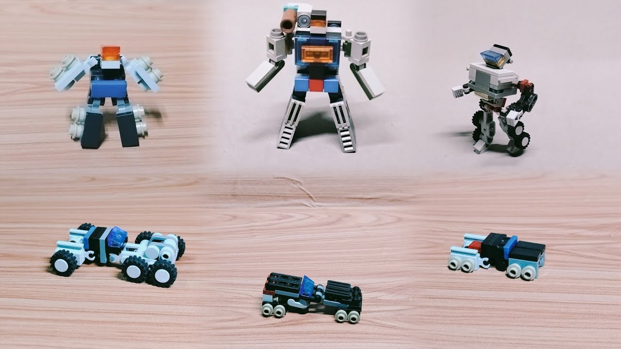 Mini Lego robot Transformer videos - YouTube