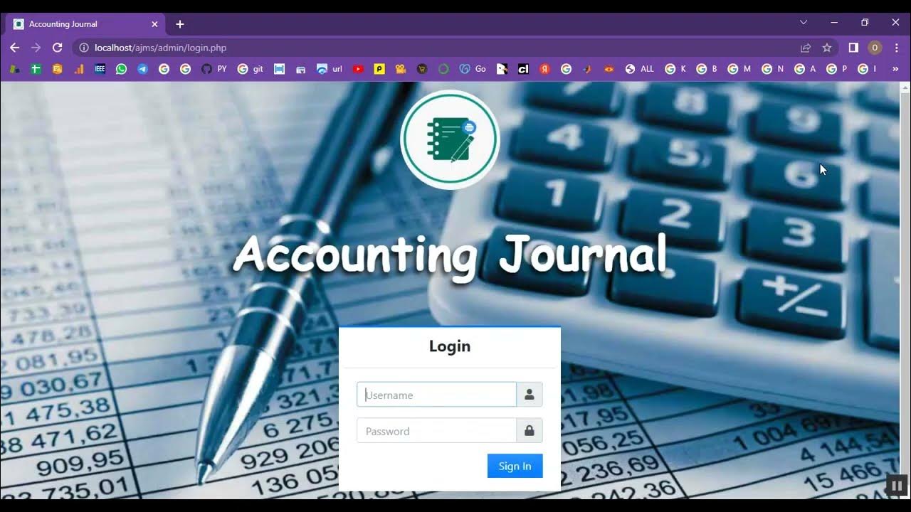 Double Entries Accounting System in PHP - YouTube