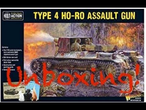 UNBOXING! Bolt Action Japanese Ho-Ro Tank (español) - YouTube