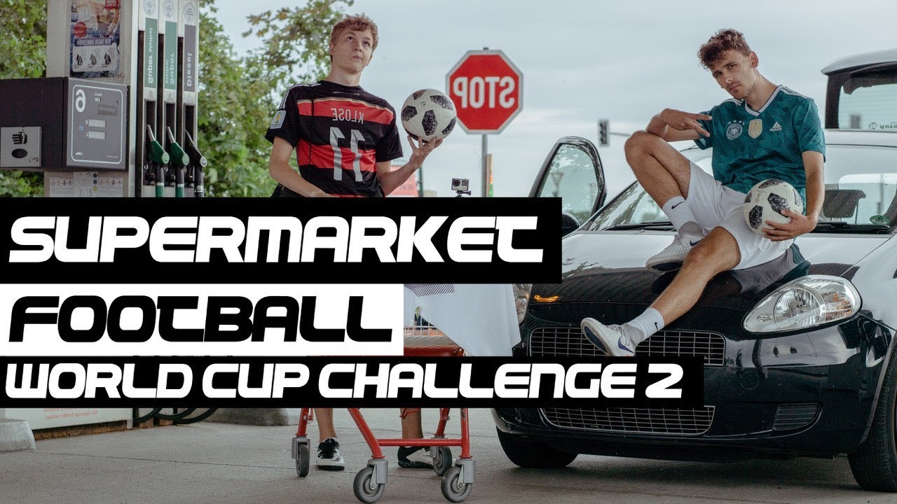 Supermarket Football Challenges - World Cup challenge #2 - YouTube