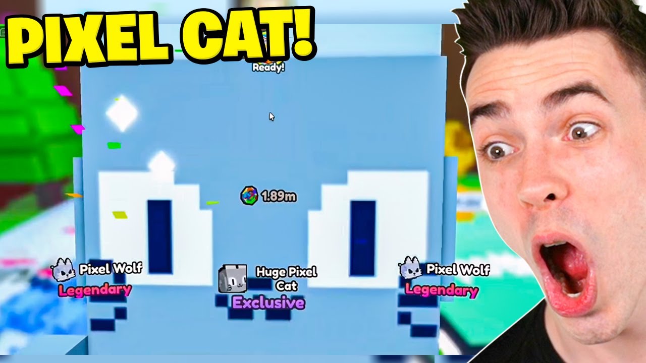 UDAŁO SIĘ! ZDOBYŁEM HUGE PIXEL CAT W PET SIMULATOR X! *niemożliwe ...