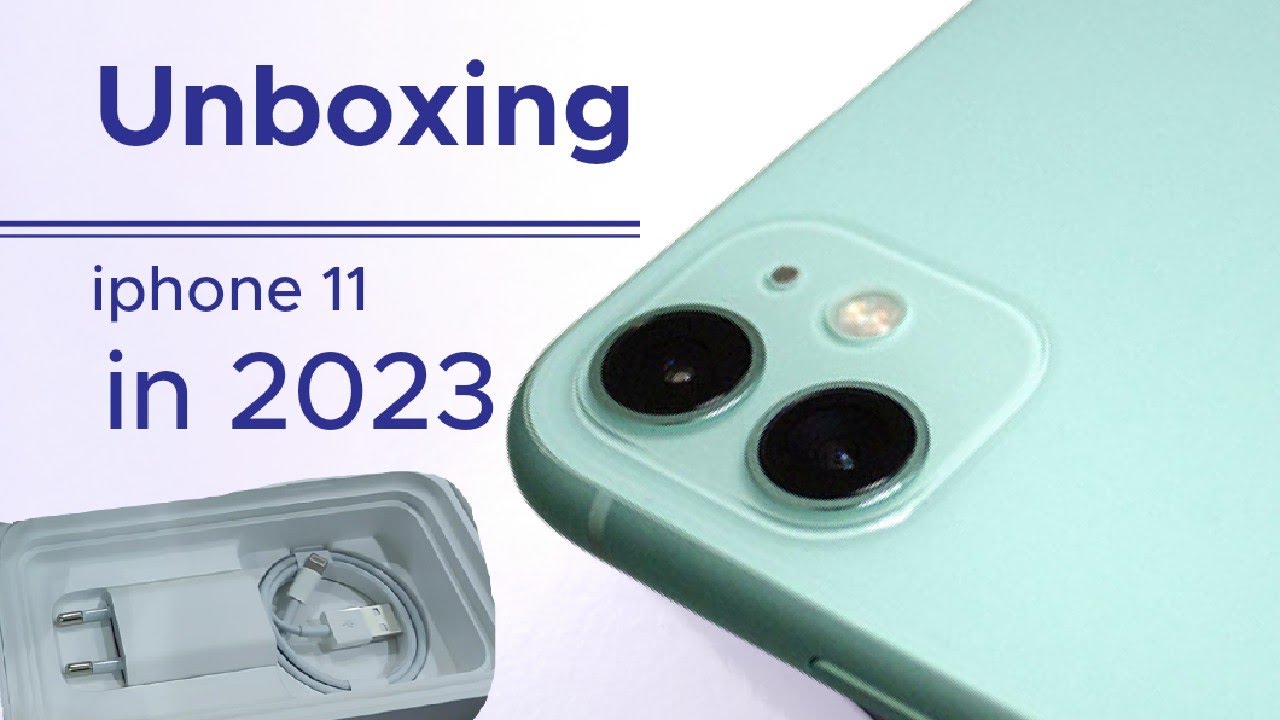 Unwrapping the iPhone 11 in 2023: Exploring the Contents of the Box ...