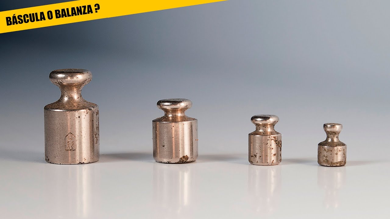 Báscula o Balanza Antigua - YouTube
