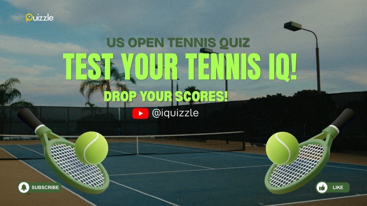 US Open Tennis Quiz – 5 | increase your tennis knowledge! - YouTube