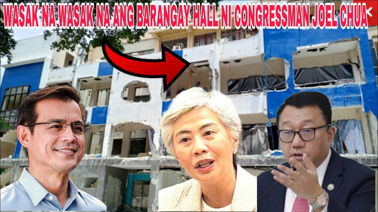 OMG! WASAK NA WASAK NA ANG ITINAYO NA BARANGAY HALL NI CONGRESSMAN JOEL ...
