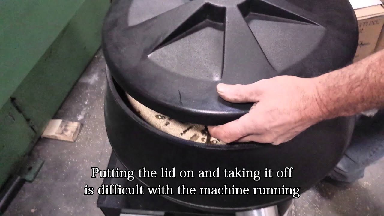 106 Mini Giant - Polishing shells - YouTube