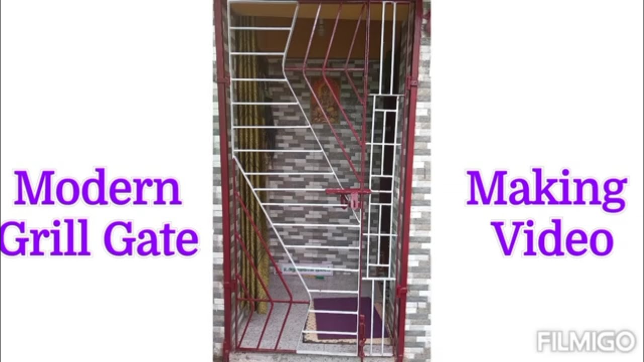 How to make a beautiful and modern Grill gate | House safety gate ...