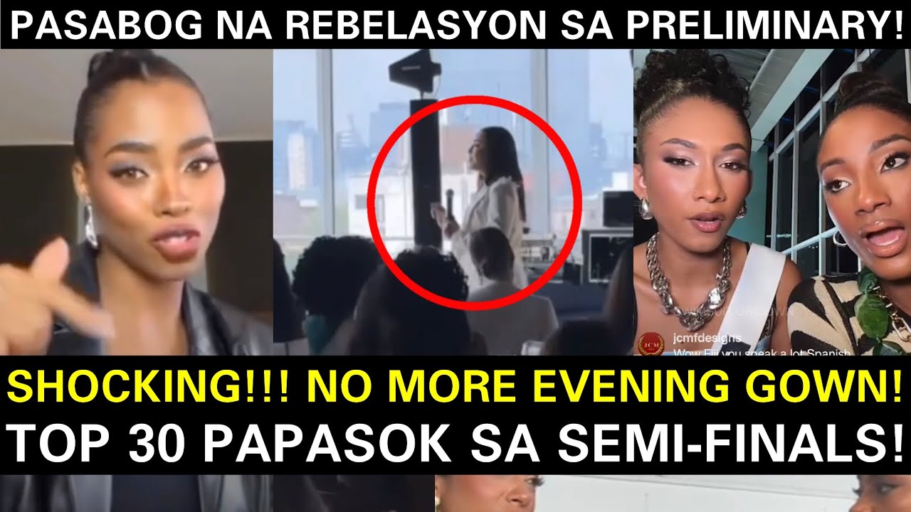 PASABOG! NO MORE EVENING GOWN! TOP 30 PAPASOK! CHELSEA MANALO NAKIUSAP ...