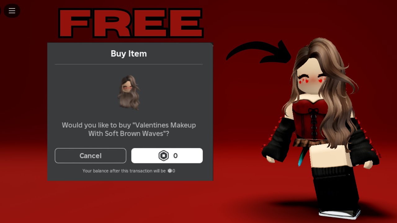 💸 FREE Roblox Hairs & T-Shirts - NO ROBUX NEEDED! (2025) - YouTube