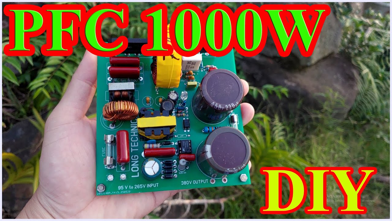 Build a 1000 Watt PFC Circuit –From Schematic to Working Prototype | JLCPCB - YouTube