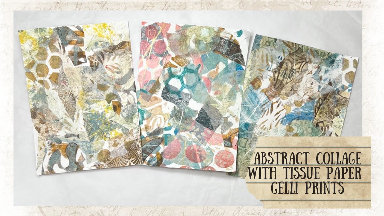 Jammin’ with my gelli plate: creating tissue paper prints for collage ...