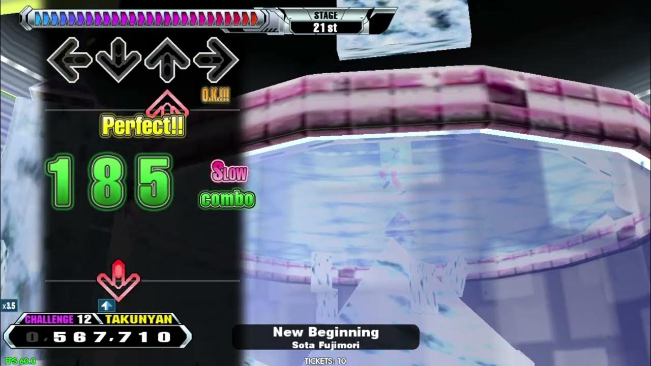 【DDR GRAND PRIX】New Beginning【CHALLENGE】 - YouTube