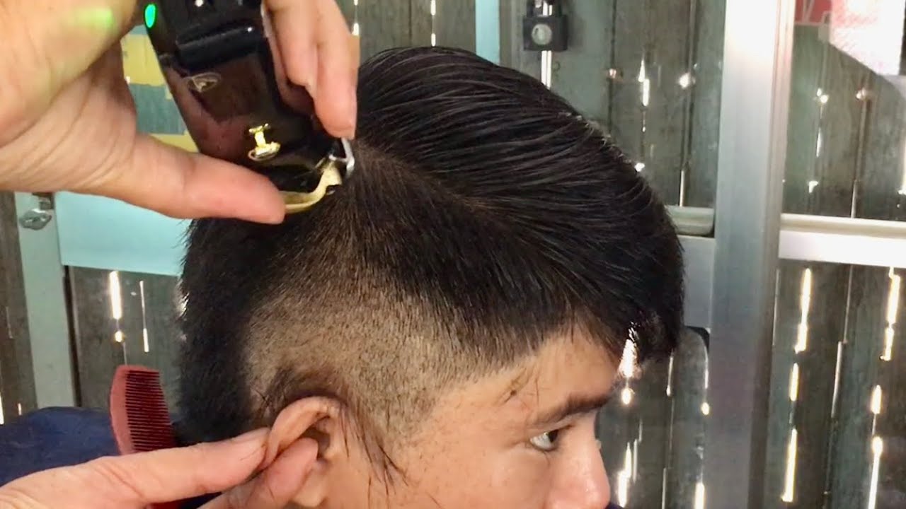 Học Cắt Tóc Nam,Tóc Bung, Cách Cắt Fade Nhanh Bằng Cữ Tay NTN, Đơn Giản ...